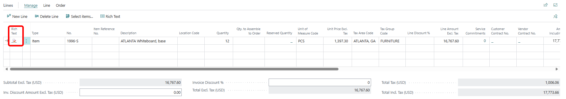 Add Rich Text to Document Line | DOCS by BEYONDIT